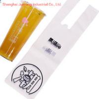 China Folding Supermarket Plastic Shopping Grocery Compostable Biodegradable T Shirt Bags for sale