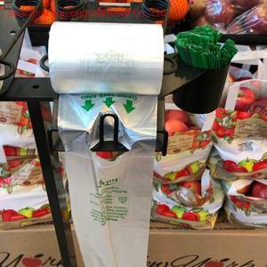 China HDPE T Shirt Shopping Large White Compostable Grocery Bags 13