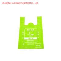China T Shirt Plastic Shopping Bags for Packaging on Roll, White Colour, HDPE Material for sale