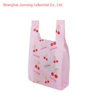 China T Shirt Plastic Shopping Bags for Packaging on Roll, White Colour, HDPE Material for sale
