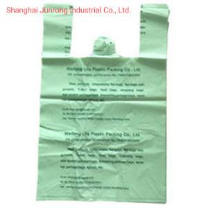 China LDPE HDPE Biodegradable T Shirt Shopping Bags 3.5 Micron for sale