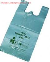 China LDPE HDPE Biodegradable T Shirt Shopping Bags 3.5 Micron for sale