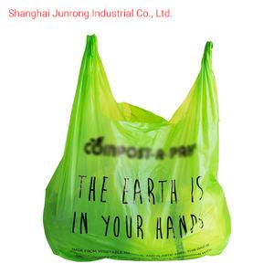 China LDPE Biodegradable Garbage Bags Plastic T Shirt Grocery Bags for sale