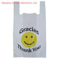 China Anti Static Flat Type Plastic T Shirt Shopping Bags Waterproof for sale