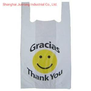 China Anti Static Flat Type Plastic T Shirt Shopping Bags Waterproof for sale