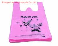 China Anti Static Flat Type Plastic T Shirt Shopping Bags Waterproof for sale