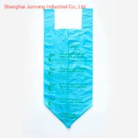 China HDPE Grocery Shopping Bags Plastic Tee Shirt Bags Environmental Friendly for sale
