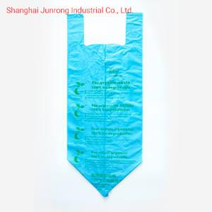 China HDPE Grocery Shopping Bags Plastic Tee Shirt Bags Environmental Friendly for sale