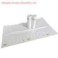 China 20X24 Eco Supermarket Poly Black Biodegradable T Shirt Bags For Packaging for sale