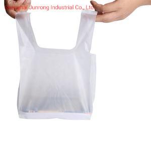 China Eco Friendly  Heavy Duty Tote Vest Carrier Compostable Grocery Bags for sale