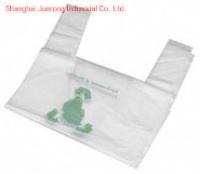 China Eco Friendly  Heavy Duty Tote Vest Carrier Compostable Grocery Bags for sale