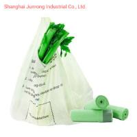 China Eco Friendly  Heavy Duty Tote Vest Carrier Compostable Grocery Bags for sale