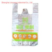 China Thank You Plastic Shopping 100 Biodegradable Poly Bags For Packaging for sale