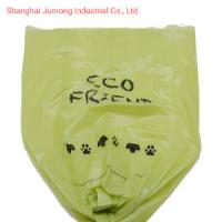 China T Shirt Blue White Plastic Biodegradable Vest Carrier Bags for sale