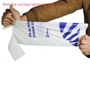 China Supermarket Shopping Plastic 100 Percent Biodegradable Grocery Bags Recycling for sale