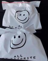 China 7cm  HDPE Shopping Plastic Disposable Degradable Carrier Bags Roll for sale