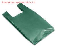 China 100 micron Eco Friendly T Shirt Rubbish  Poop Compostable T Shirt Bags for sale