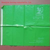 China Fold Supermarket T Shirt Strong Thick Plastic Compostable Grocery Bags With Handles for sale