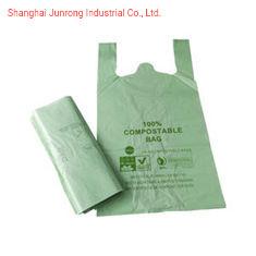 China T Shirt Recycling Compostable Poly Freezer Biodegradable Grocery Bags for sale