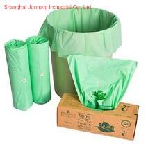 China Anti Static Opaque Biodegradable Bathroom Trash Bags LDPE for sale