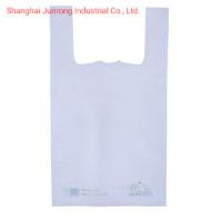 China 2 Micron T Shirt Biodegradable Degradable Garbage Bags for sale