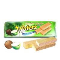 China Brown Sugar Flavor Cream Wafer Biscuits Sweet Taste Bag Packaging for sale
