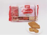 China Halal Sweet Taste 400g Caramel Biscuit With Bag Packaging for sale