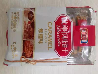 China Sweet Caramel Butter Biscuits Healthy Delicious Syrup Biscuits for sale