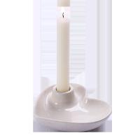 China Ceramic Taper Candle Holder Stand Nordic Decorative Ornament for Wedding Party Home Decor 10cm for sale