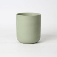 China Nordic Minimalist Ceramic Candle Cup 375ml Empty Candle Jar Wholesale Custom Logo Glaze Luxury for sale