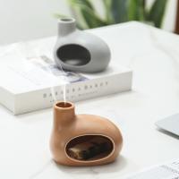 China Ceramic Incense Holder Palo Santo Burner Smudging Stick Holder 12x9.5 cm Home Decoration for sale