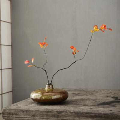 China Japanese Antique Zen Vase Ceramic Flower Vase for sale