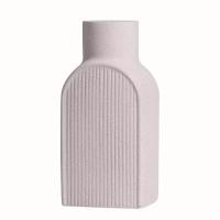 China Nordic Ceramic Flower Vase Set 2 Sizes 22.1cm and 15.3cm White Modern Home Decor for sale
