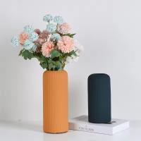 China Modern Matt Ceramic Vase 15x15x30 cm Nordic Minimalist Home Decor Flower Vase for sale