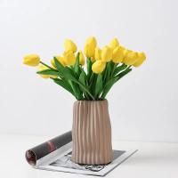 China Modern Morandi Matt Glaze Ceramic Vase 30cm for Home Decor Wedding Table Flower Arrangement for sale
