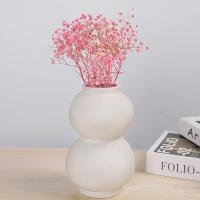 China Nordic Ceramic Flower Vase 28x28x12 cm Modern Minimalist Dried Flower Pot for Home Living Room Desktop Decor for sale