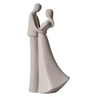 China Ceramic Love Couple Figurines 25.5cm Modern Home Decoration Wedding Gift Ornament for sale