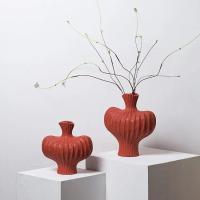 China Ceramic Flower Vase Modern Home Decoration Centerpiece Bulk Wedding Party Table Decor 28x17x31cm for sale