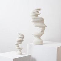 China Modern Abstract Art Tornado Resin Sculpture Home Decor Ornament 23x10.5x49cm for sale