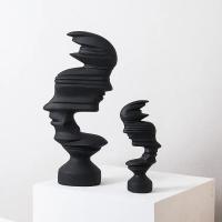 China Modern Abstract Art Tornado Resin Sculpture Home Decor Ornament 23x10.5x49cm for sale