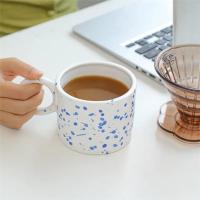 China Nordic Style Big Ear Ceramic Mug Breakfast Coffee Cup Simple Fat Cup Home Cup for sale