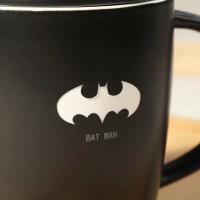 China 8oz 16oz Large Capacity Ceramic Coffee Mug Laser Engraving Custom Logo Black Matte for sale