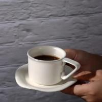 China Eco Friendly Japanese Style Ceramic Coffee Mug with Saucer Set 130ml for sale