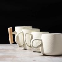 China Eco Friendly Japanese Style Ceramic Coffee Mug with Saucer Set 130ml for sale