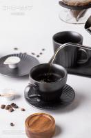 China Retro Creative Coarse Pottery Cup Latte Big Mouth Breakfast Cup Ceramic Coffee Cup for sale
