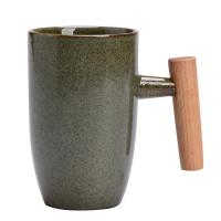 China Japanese Handmade Retro Creative Pastoral Coffee Cup 12 oz for sale