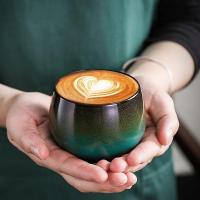 China 180ml Ceramic Kiln Coffee Cup Kung Fu Tea Set Classic Design 6 Colors Wholesale for sale
