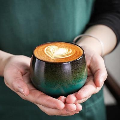 China 180ml Ceramic Kiln Coffee Cup Kung Fu Tea Set Classic Design 6 Colors Wholesale for sale