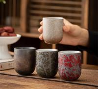 China 120ml Japanese Kung Fu Tea Cup Ceramic Porcelain Coffee Mug Drinkware Pottery 5.8x7cm for sale