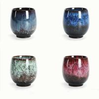 China 170ml Chinese Kung Fu Tea Cup Set Japanese Style Ceramic Clay Tea Service Espresso Coffee Cup 7x7.5cm for sale